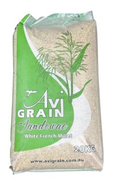 AVIGRAIN WHITE FRENCH MILLET 20KG – Fins Fangs Feathers & Fur